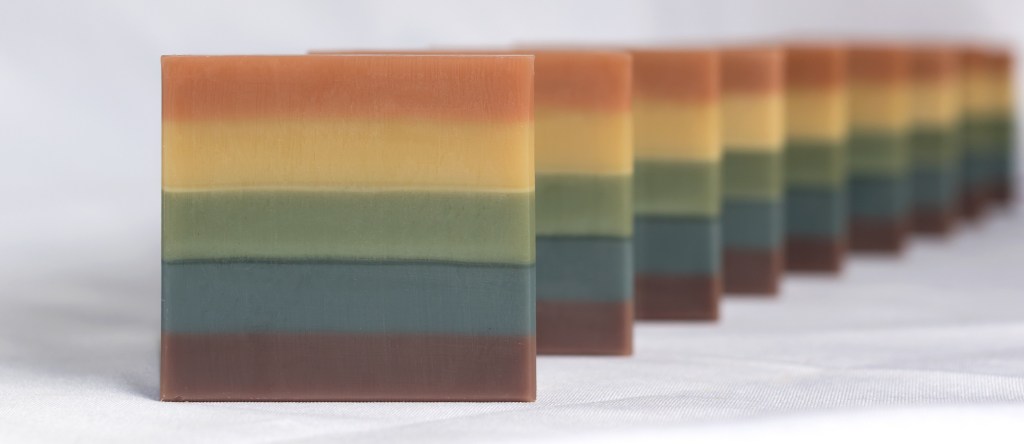 Rainbow Layered Soap | Kápia Méra