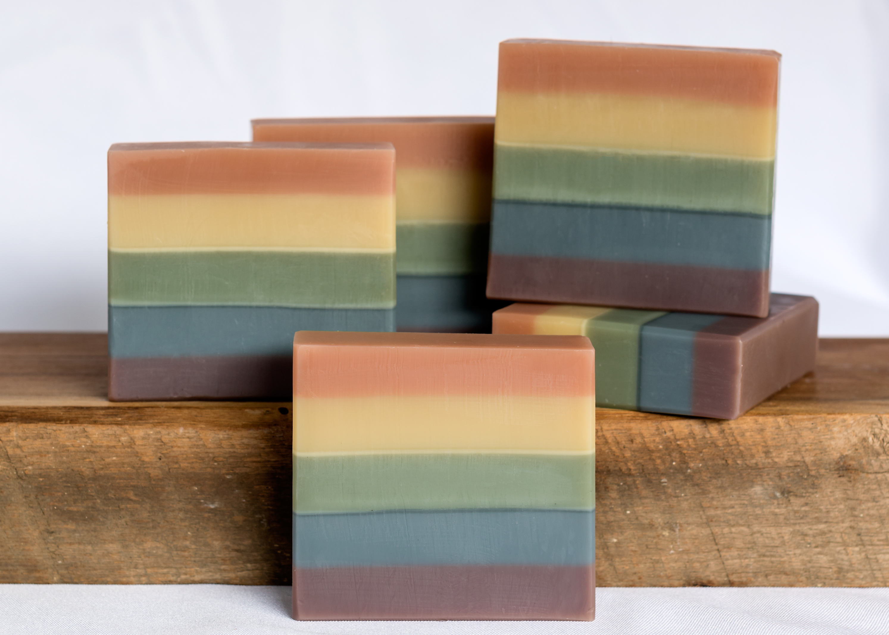 Rainbow Layered Soap | Kápia Méra