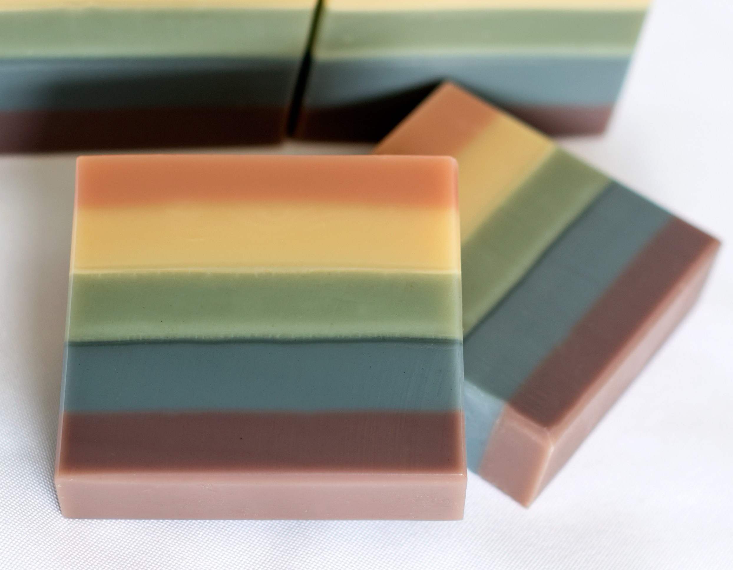 Rainbow Layered Soap | Kápia Méra